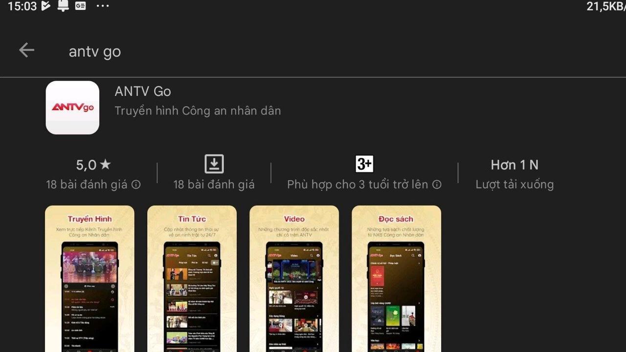 ANTV Go - Ứng dụng xem truyền hình chính thức của ANTV